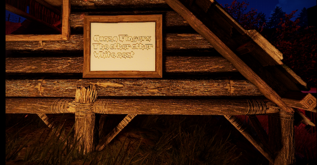 human fingers – Hello Darkness – Rust server